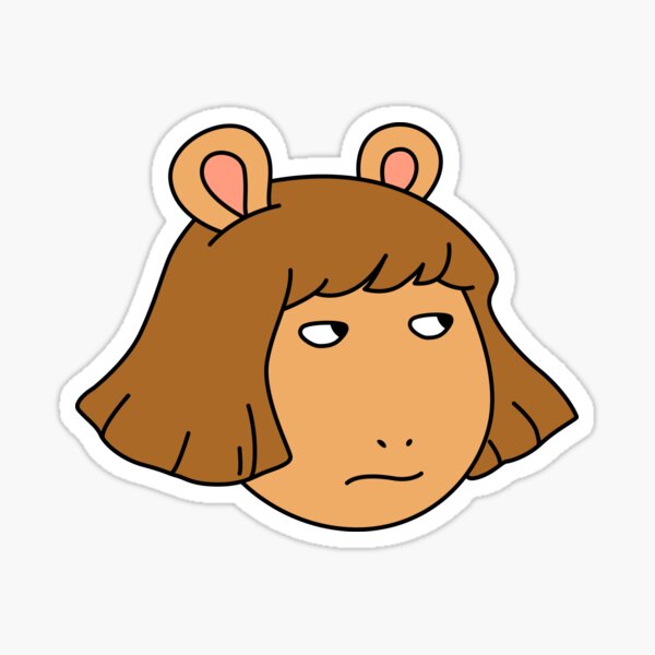 "DW Dora Winifred Grumpy" Sticker for Sale by IceyDel | Redbubble