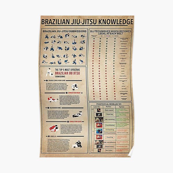 Brazilian Jiu Jitsu Posters | Redbubble