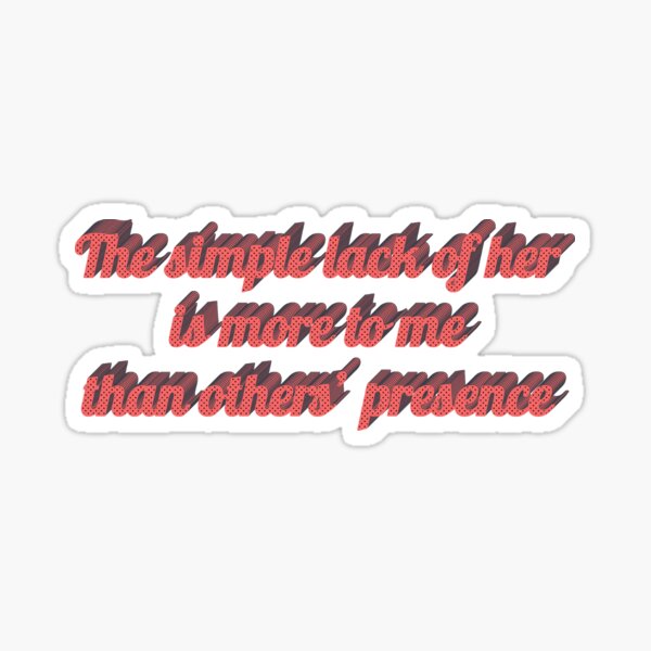 "Long Distance Relationship LDR Quotes" Sticker by artworkbyrihen ...