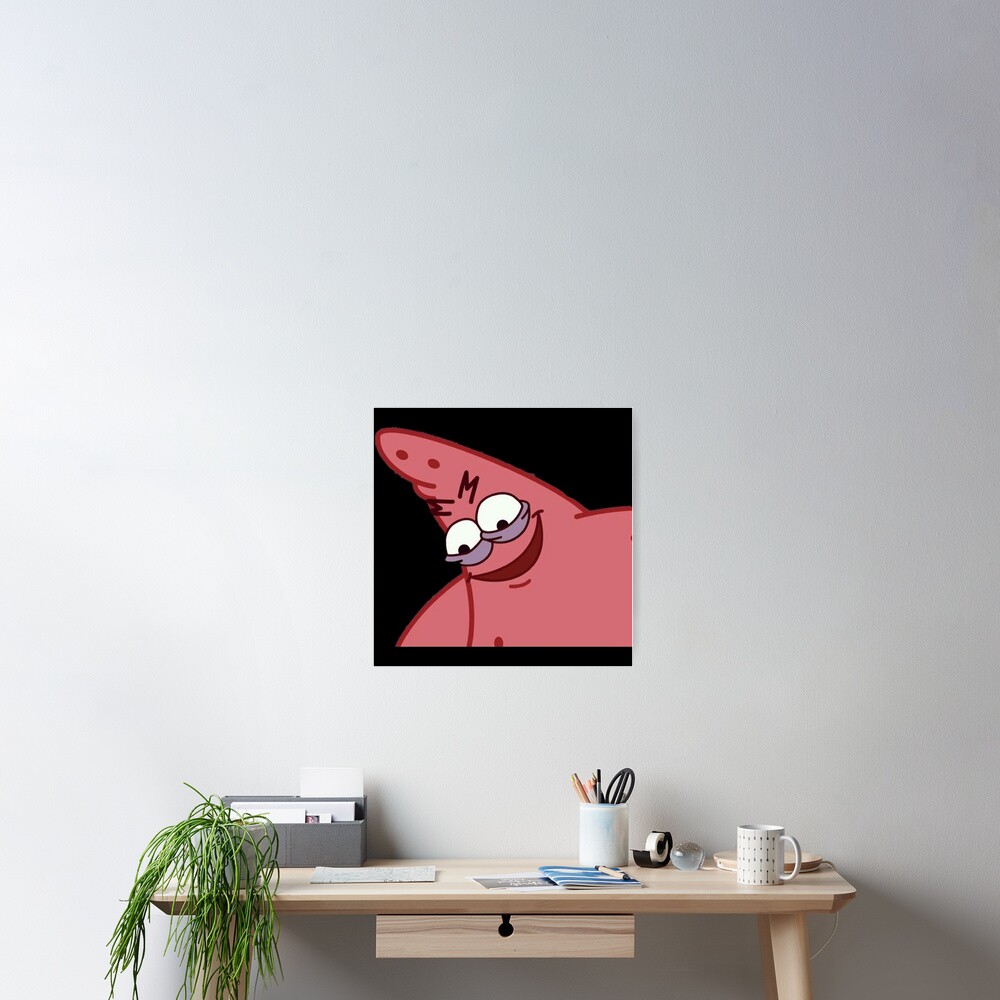 "savage patrick meme sticker" Poster for Sale by Grace-Cop | Redbubble