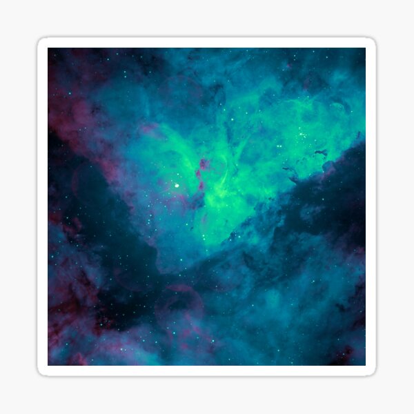 "Nebula Oceanic" Sticker for Sale by studioVII | Redbubble