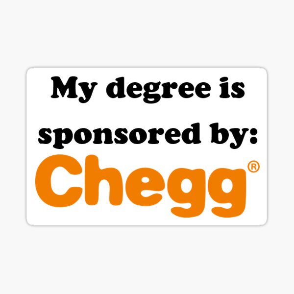 Chegg Gifts & Merchandise for Sale | Redbubble