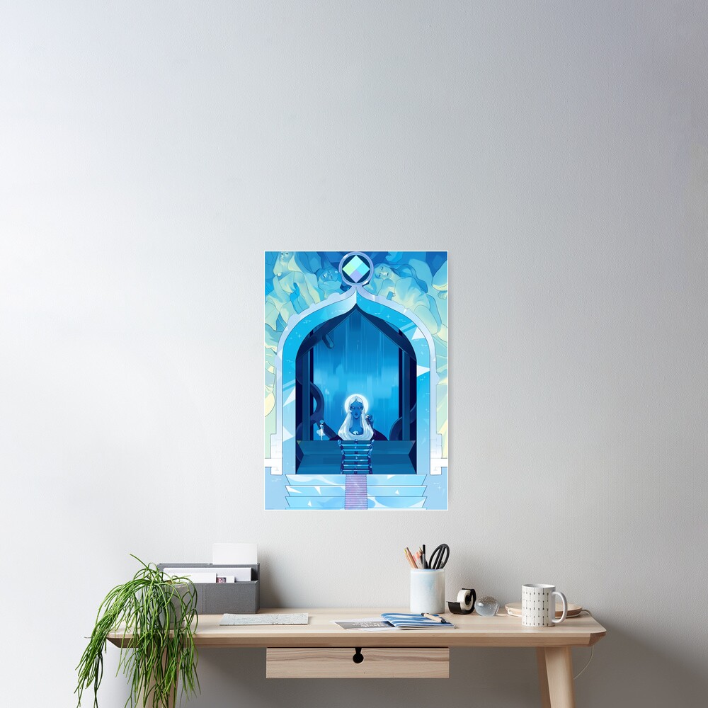 "Blue Diamond's Bath" Poster for Sale by KitsuneZakuro | Redbubble