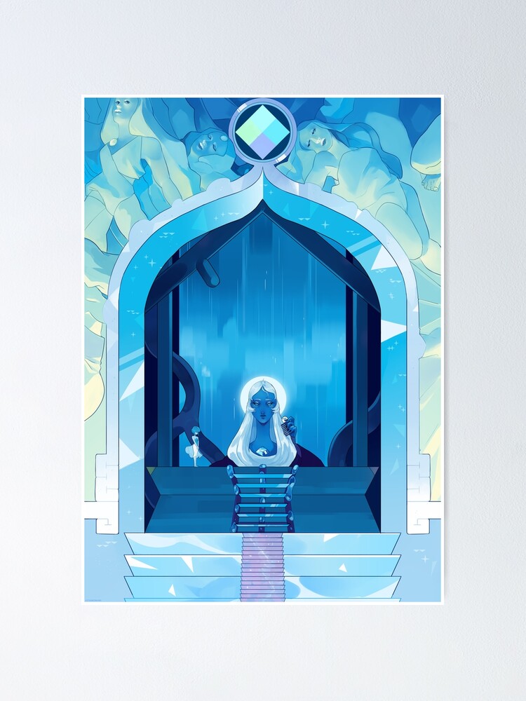 "Blue Diamond's Bath" Poster for Sale by KitsuneZakuro | Redbubble