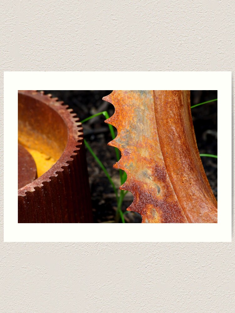 "Rusty Gear Teeth" Art Print by KennethKeifer | Redbubble