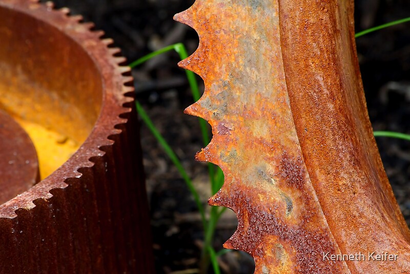 "Rusty Gear Teeth" by Kenneth Keifer | Redbubble