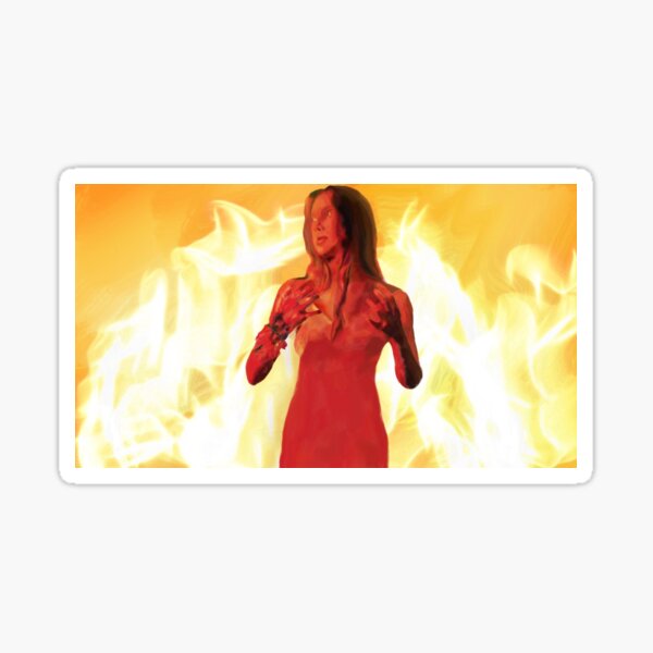 "Carrie " Sticker for Sale by RioJade | Redbubble