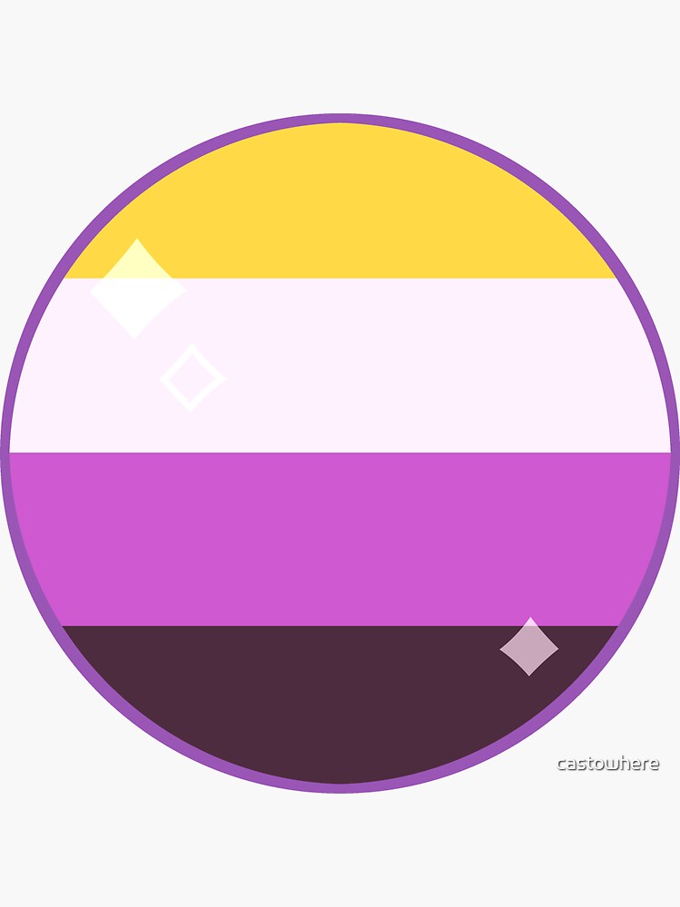"Non-binary Flag" Sticker by castowhere | Redbubble