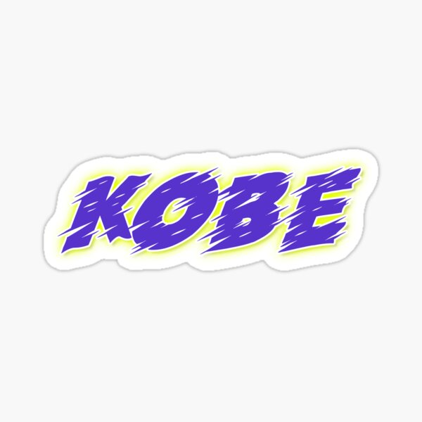 "Kobe Bryant Basketball Sticker" Sticker for Sale by jonkiwi | Redbubble