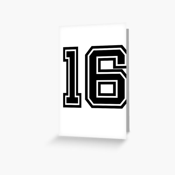 "16 Team Sports Number 16 - Sixteen Sport Shirt - Competition Sixteenth ...
