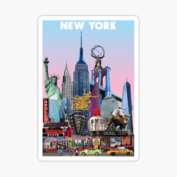 "New York, City Map, Brooklyn, Queens, Manhattan, Staten Island, Bronx ...