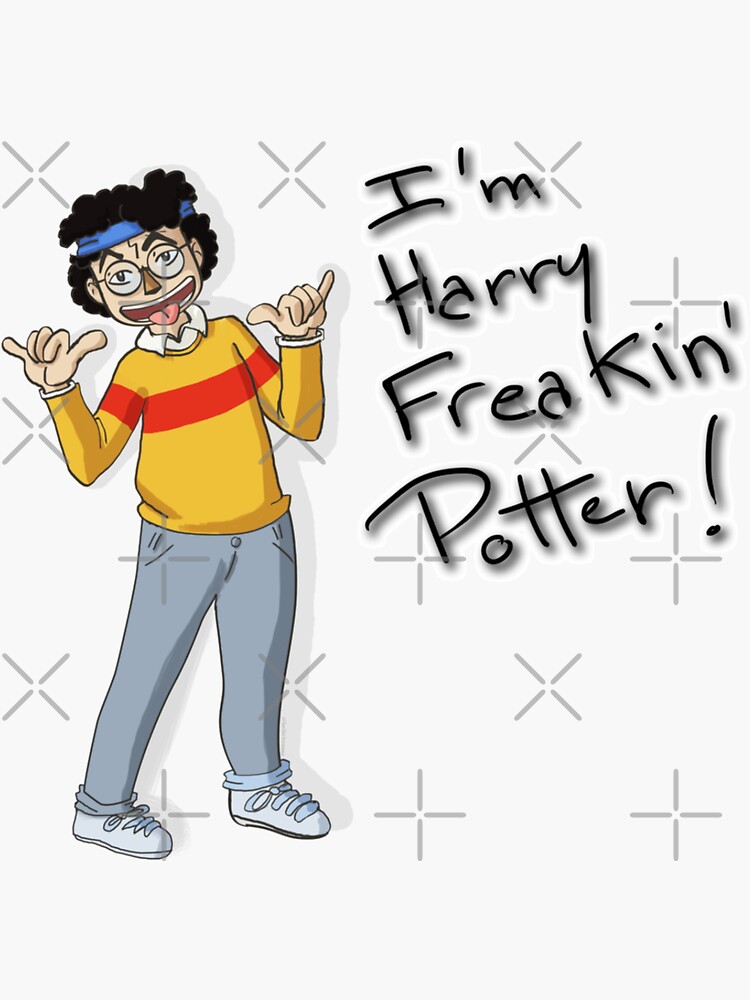 "I'm Harry Freaking Pot.ter" Sticker for Sale by bribritenma | Redbubble