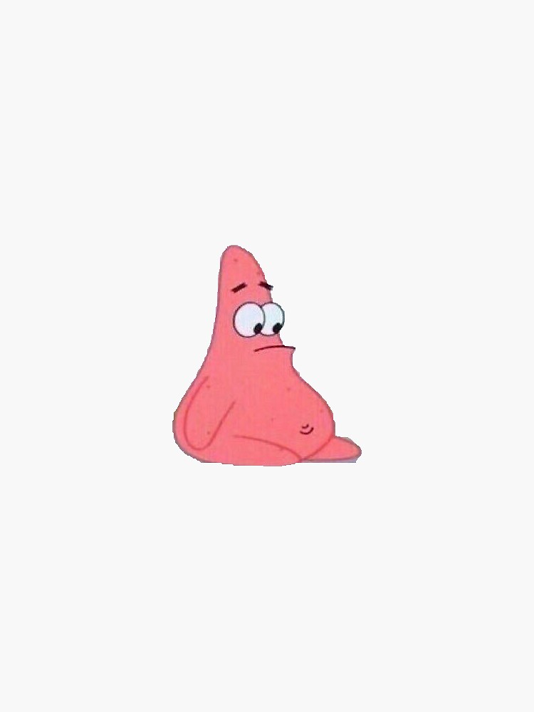 "Patrick meme" Sticker for Sale by andi0521 | Redbubble