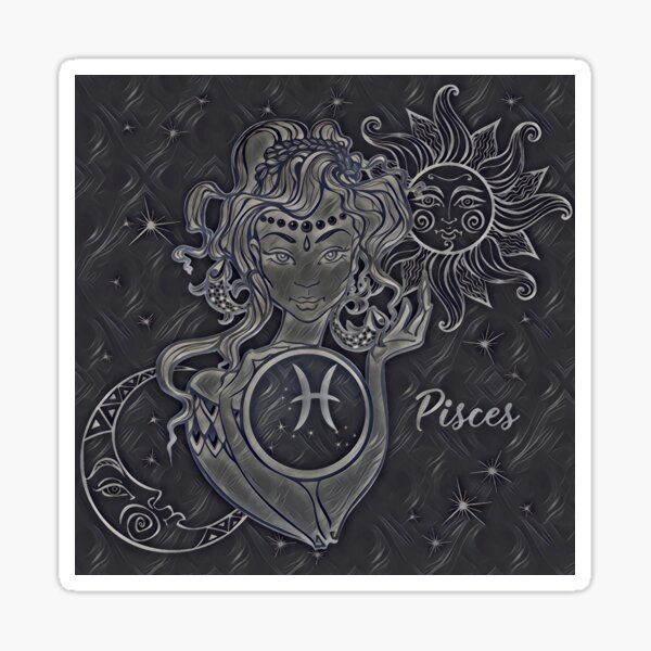 "Fisch Astrology Signs - Pisces Design Nr.2" Sticker for Sale by Dubbra ...