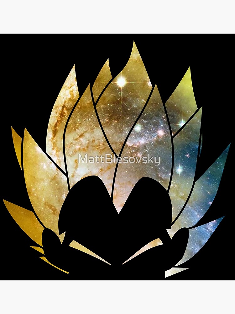 "Super Saiyan Vegeta Galaxy" Poster by MattBlesovsky | Redbubble