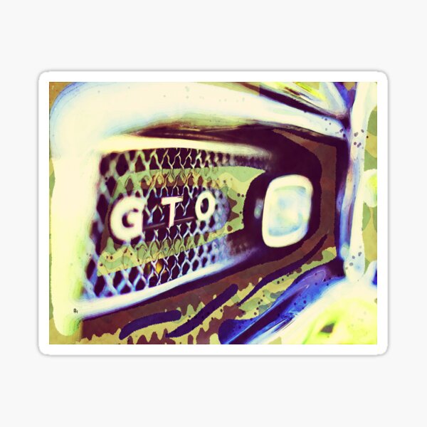 "Classic GTO" Sticker by KissDigitalArt | Redbubble