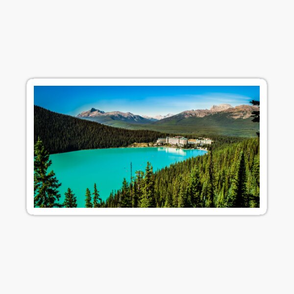 "Lake Louise" Sticker for Sale by cradle100 | Redbubble