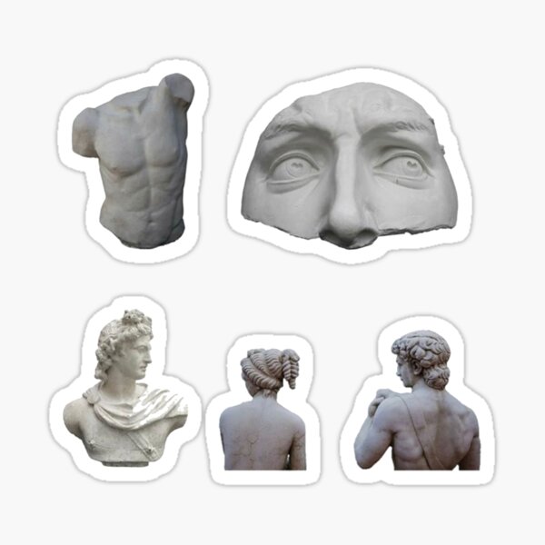 "Sculpture sticker pack" Sticker for Sale by Maiaaltamiraa | Redbubble