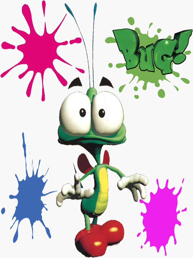"BUG! - Spitter-Splatter" Sticker for Sale by IckObliKrum92 | Redbubble
