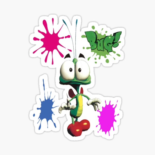 "BUG! - Spitter-Splatter" Sticker for Sale by IckObliKrum92 | Redbubble