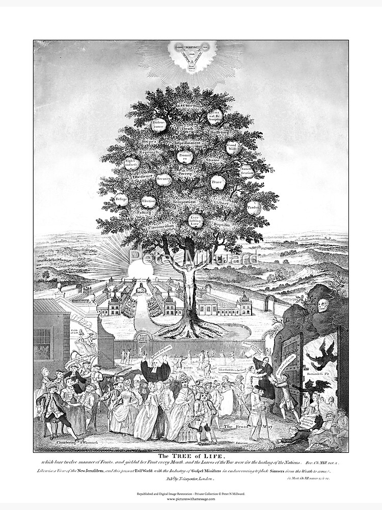 "The Tree of Life - George Whitefield and John Wesley" Poster for Sale ...