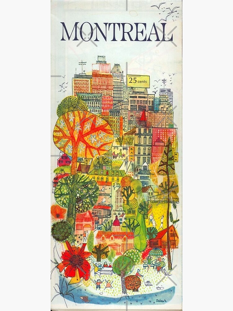 Vintage Montreal Premium Matte Vertical Poster sold by Kellia ...