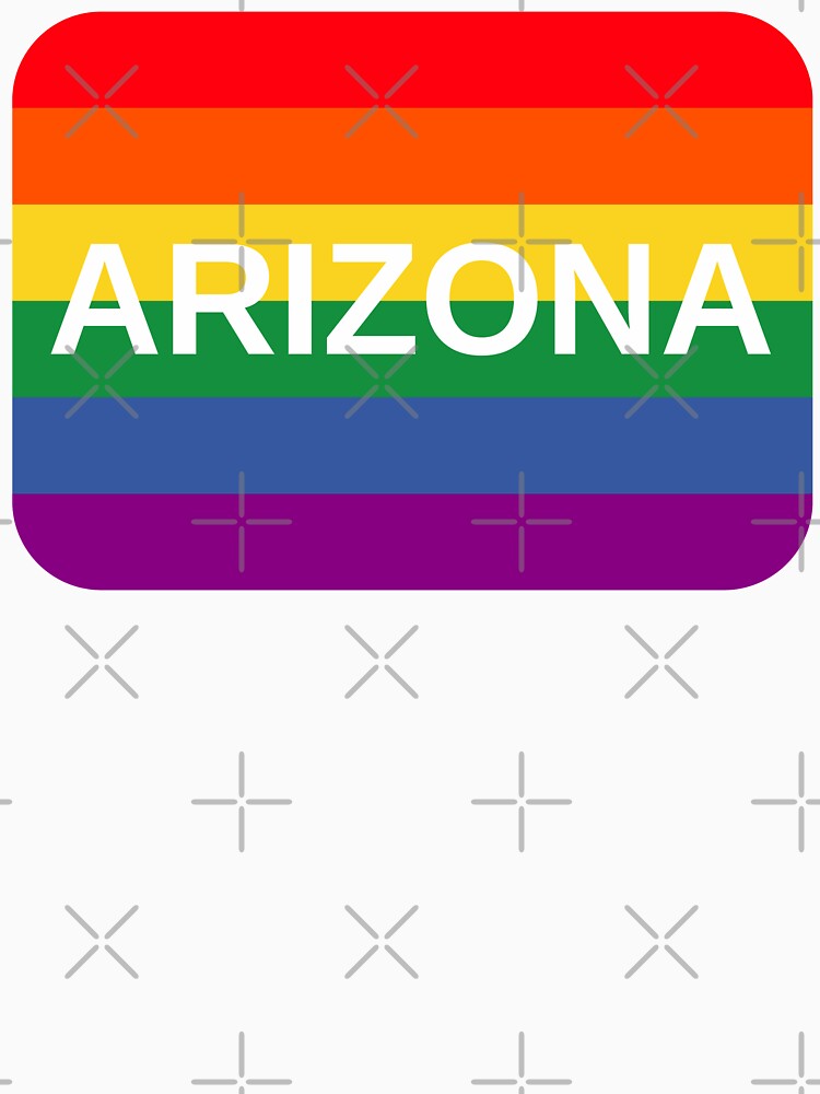 "Arizona Pride Unisex T-Shirt, LGBTQ+ Unisex Pride T-Shirt, Rainbow ...