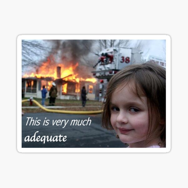 "Very Adequate " Sticker for Sale by torrie18 | Redbubble
