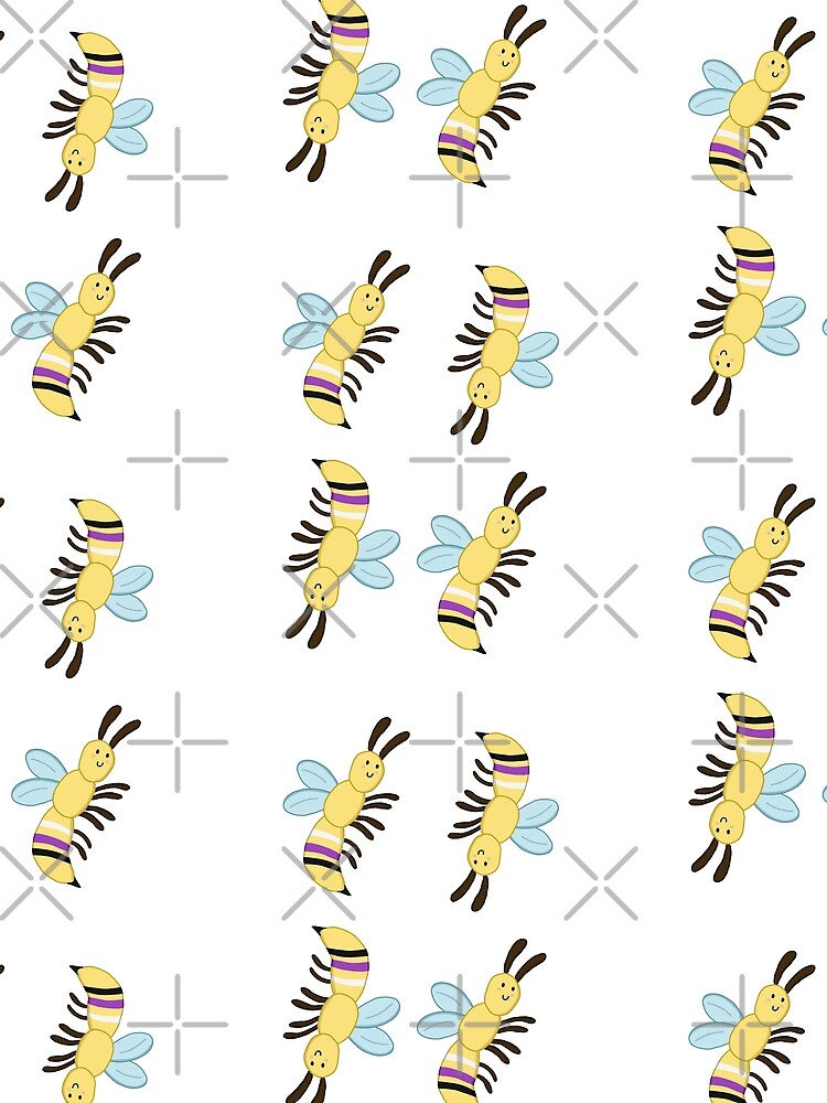 "Nonbinary Bee" Scarf for Sale by weird-artkid | Redbubble
