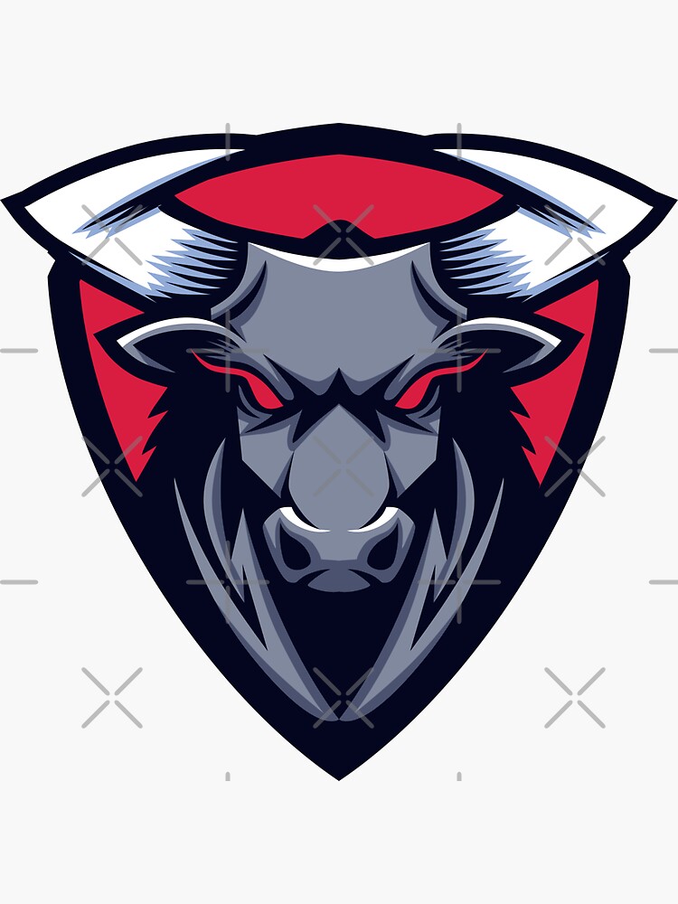"The Brahma Bull" Sticker for Sale by Vector Scout | Redbubble