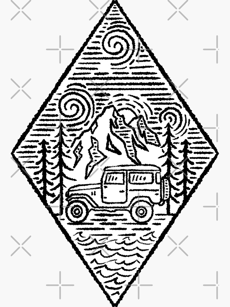 "Wanderer" Sticker for Sale by ellie419zap | Redbubble