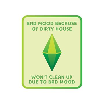 "THE SIMS - BAD MOOD" Photographic Print for Sale by BackTeeBasics ...