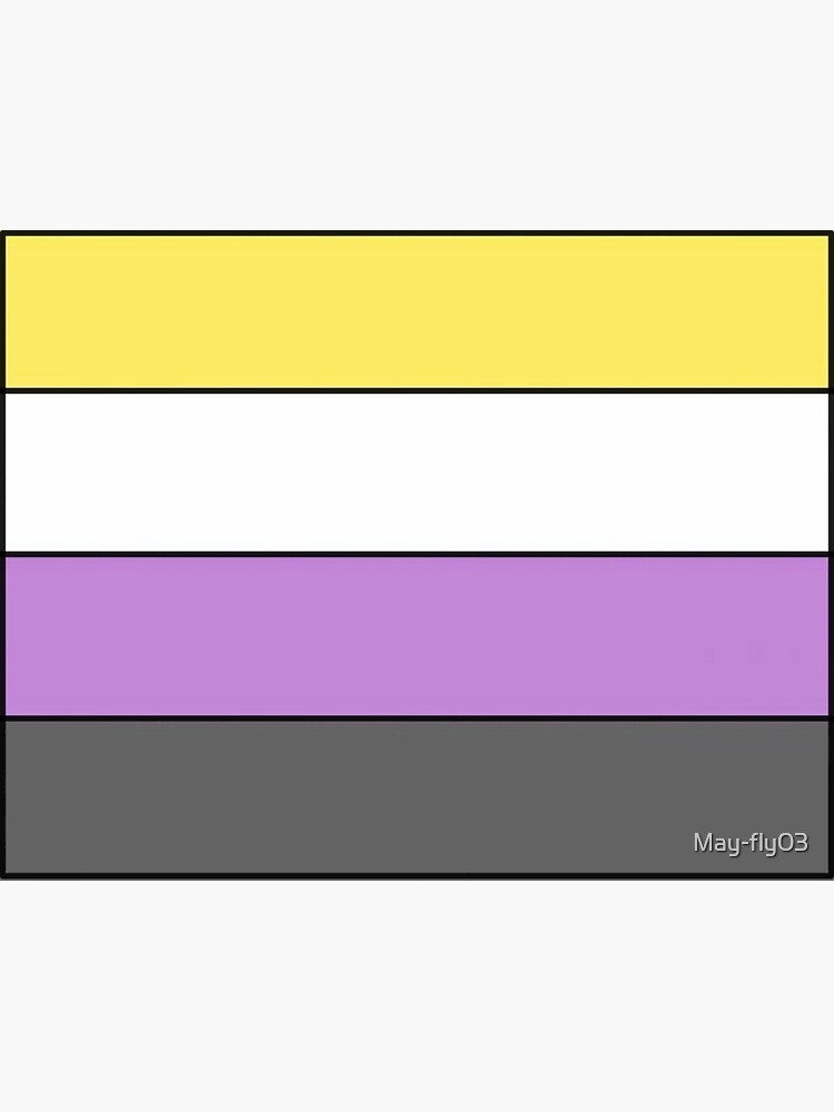"Pastel Non-Binary Pride Flag" Art Print for Sale by May-fly03 | Redbubble