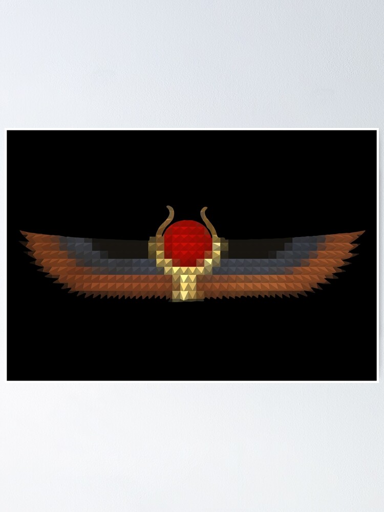 "Sumerian Sun Disc Design" Poster by Pikmi | Redbubble