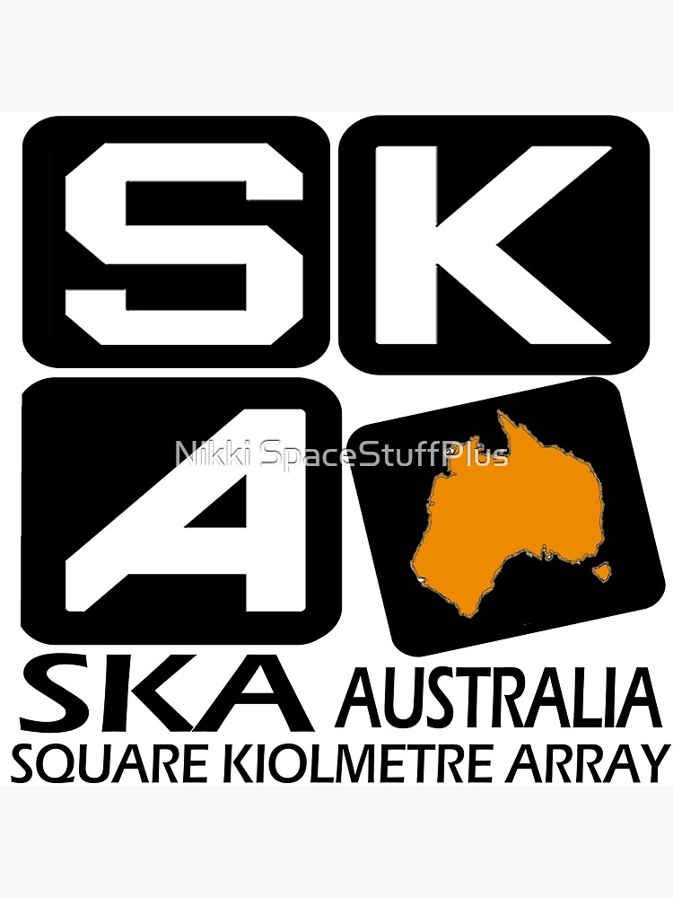 "Square Kilometer Array Australia Logo" Art Print by Spacestuffplus ...