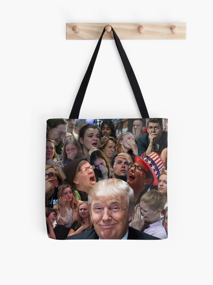 "Smug Trump Liberal Tears" Tote Bag for Sale by PolApo | Redbubble
