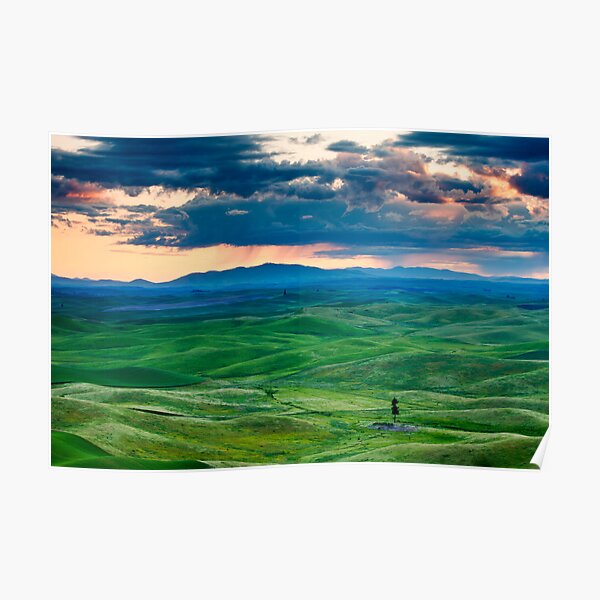 "Palouse Storm" Poster by DawsonImages | Redbubble