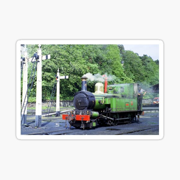 "Isle of Man steam railway locomotive Loch" Sticker for Sale by ...