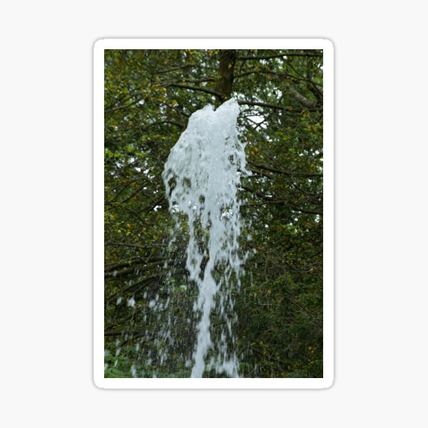 "Fountain Outdoors" Sticker for Sale by artistallen | Redbubble
