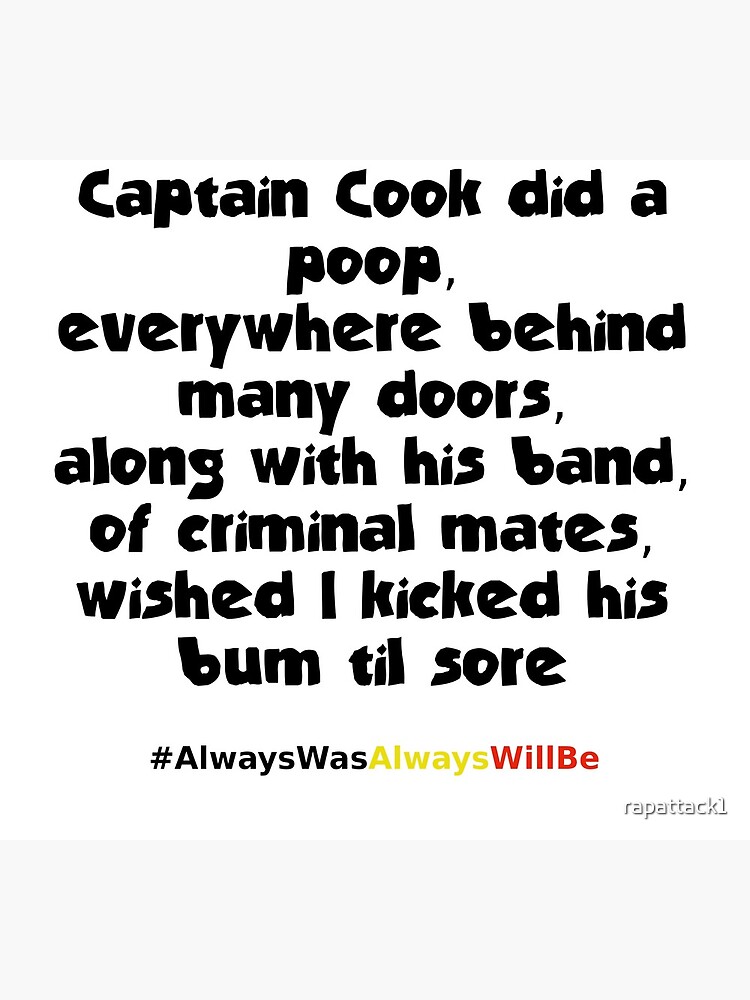 Captain Cook did a poop 2 Premium Matte Vertical Poster sold by Sebulba ...