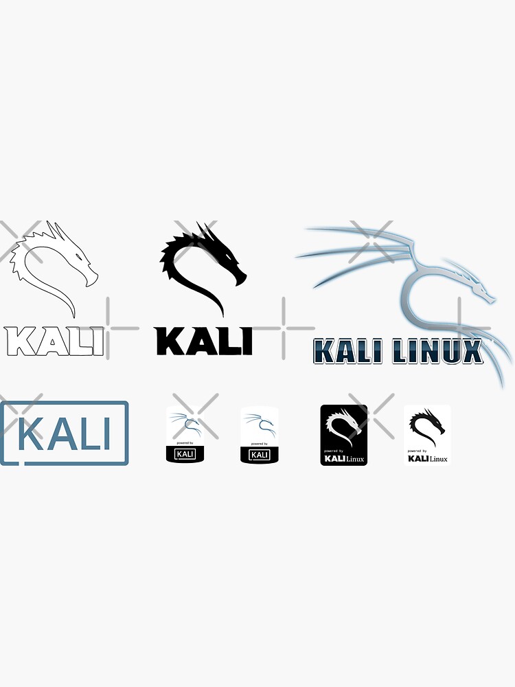 "Kali Linux sticker pack" Sticker by arctide | Redbubble
