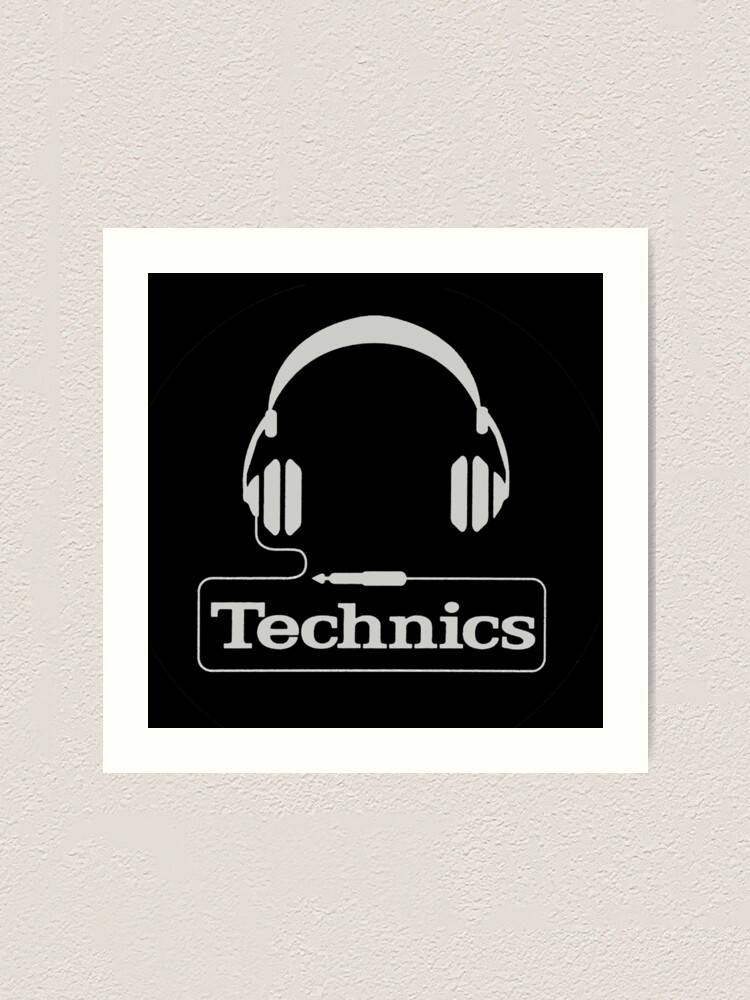 "Technics Headphone logo" Art Print for Sale by ColSmokie | Redbubble