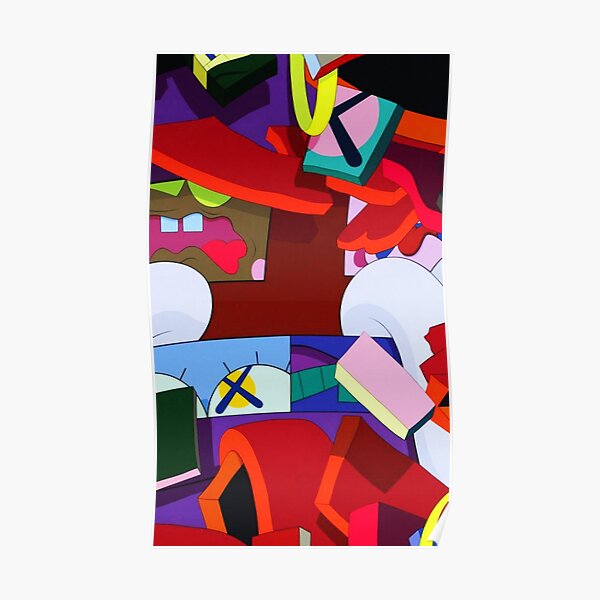 Kaws Posters | Redbubble