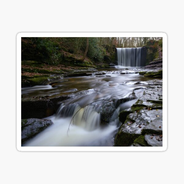 "Bersham Waterfall" Sticker by pattinsonsimon | Redbubble