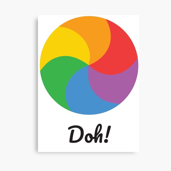 "Apple Spinning Wheel of Death" Canvas Print for Sale by mcafeemedia ...