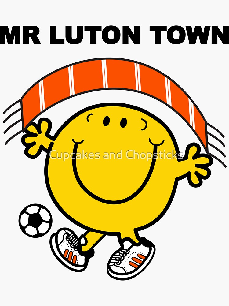 "Mr Luton Town" Sticker for Sale by JenLoAndFeeLo | Redbubble