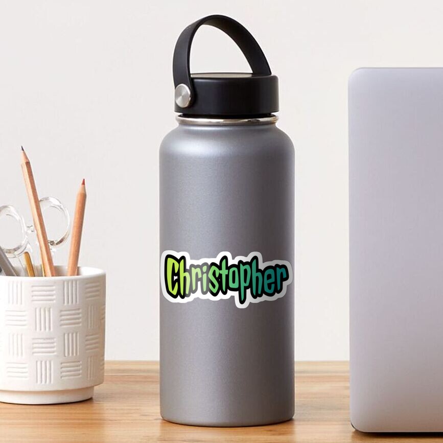 "Christopher" Sticker by Aliibnouhassan | Redbubble