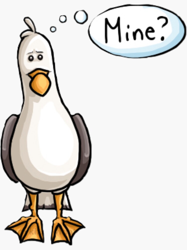 "Finding Nemo bird " Sticker for Sale by Macy Stower | Redbubble