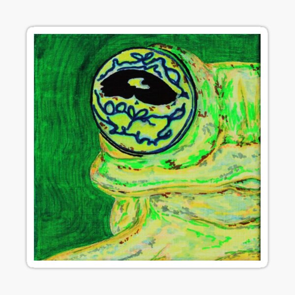 "Glass Frog" Sticker by mahaloyall | Redbubble
