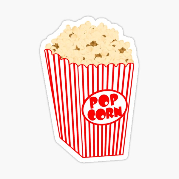"Popcorn" Sticker von Jleerobin | Redbubble